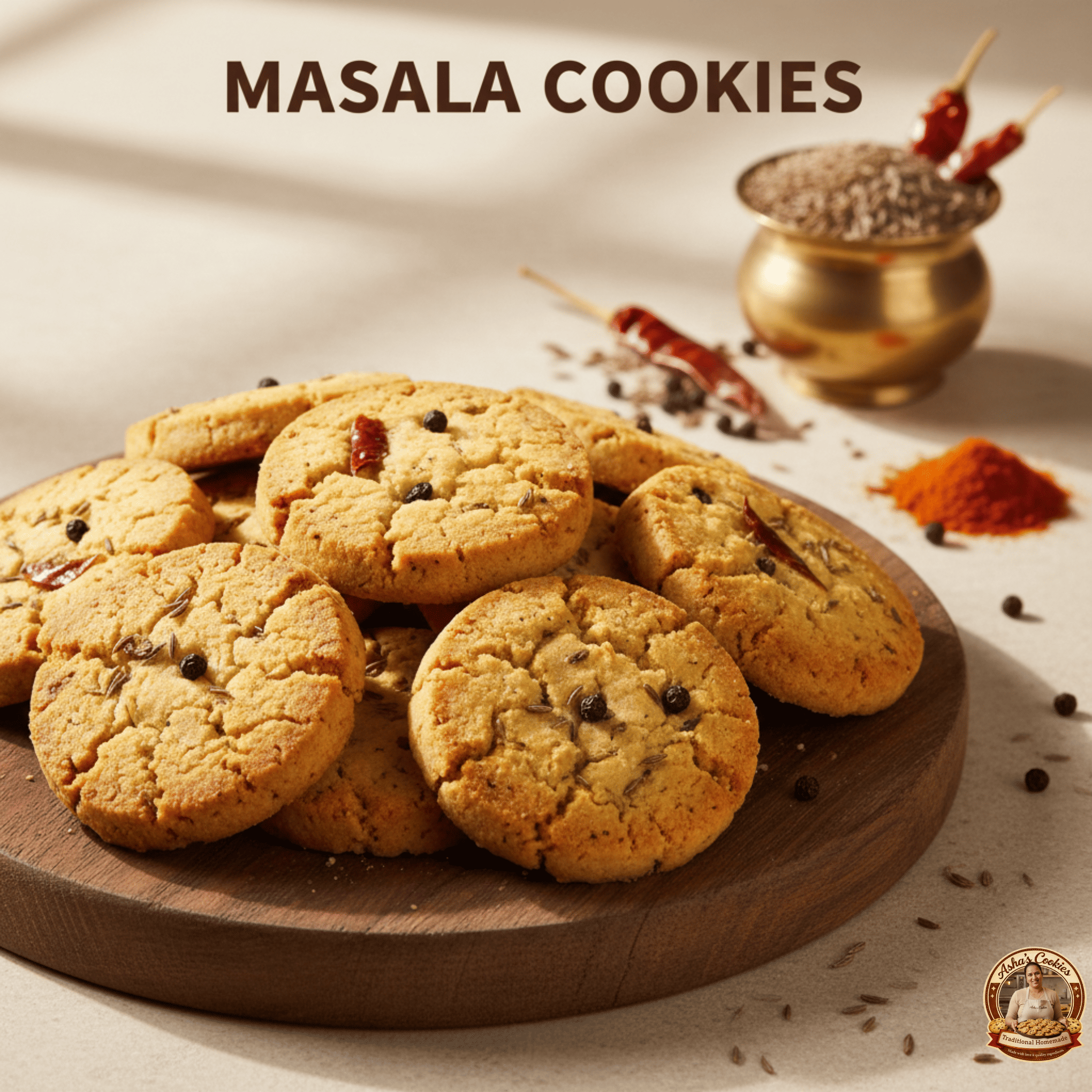 Masala Cookies – Asha's Cookies